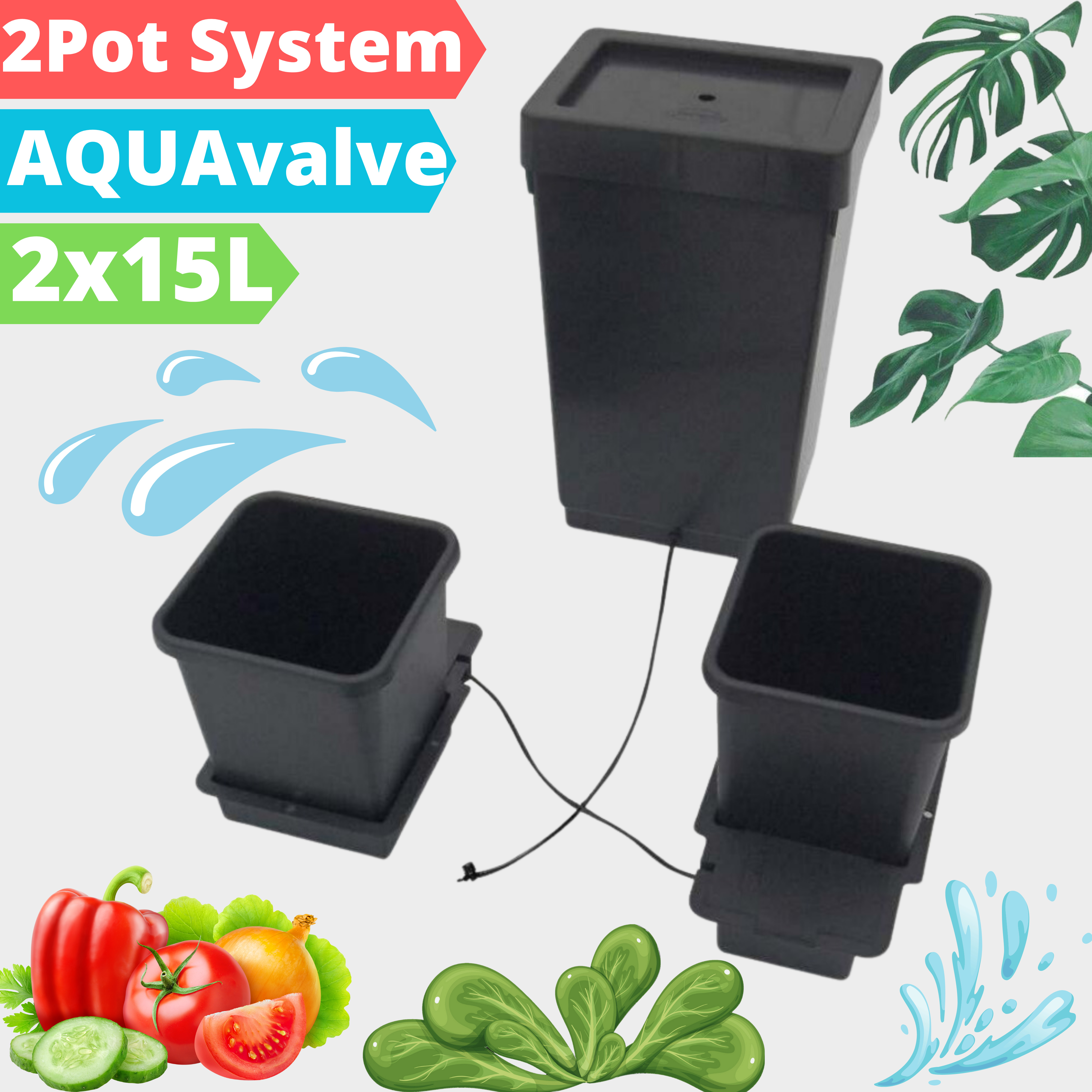 AutoPot 2Pot System mit 15 Liter Pflanztopf