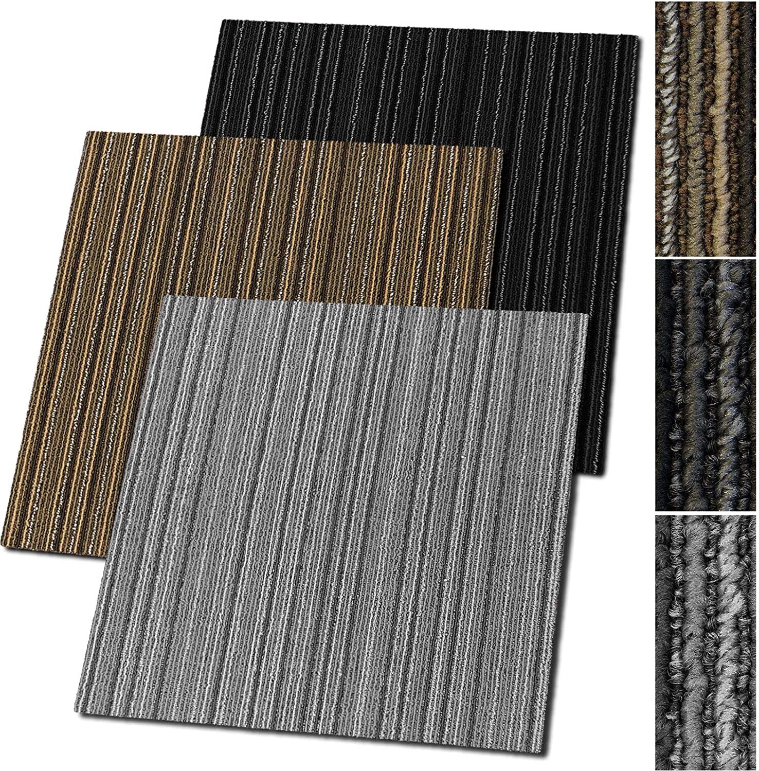 Kobercové dlaždice Venice Grey J3 50 x 50 cm | Kaufland.sk