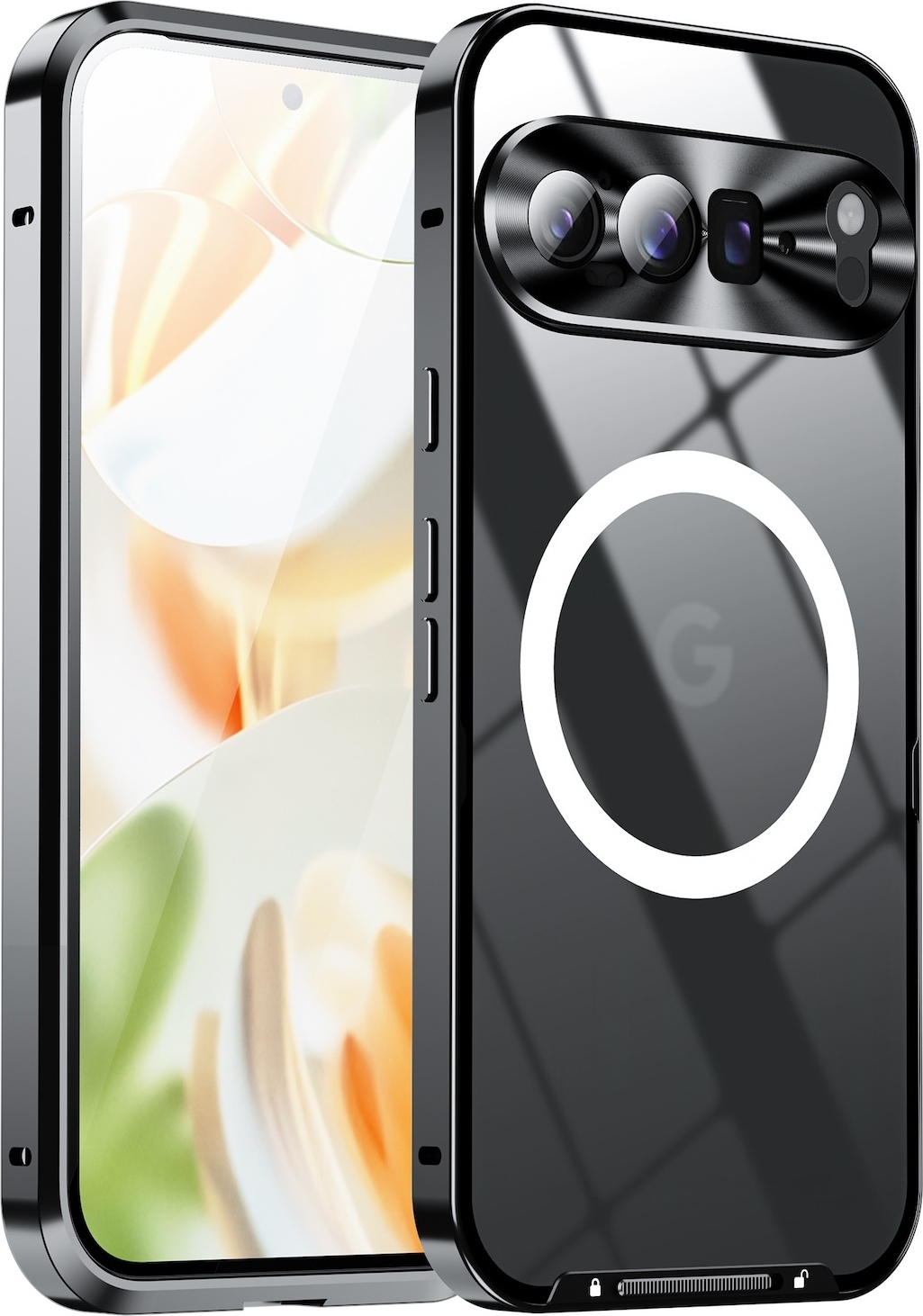 Per Google Pixel 9 Pro XL Magnetic Magsafe Metal Design