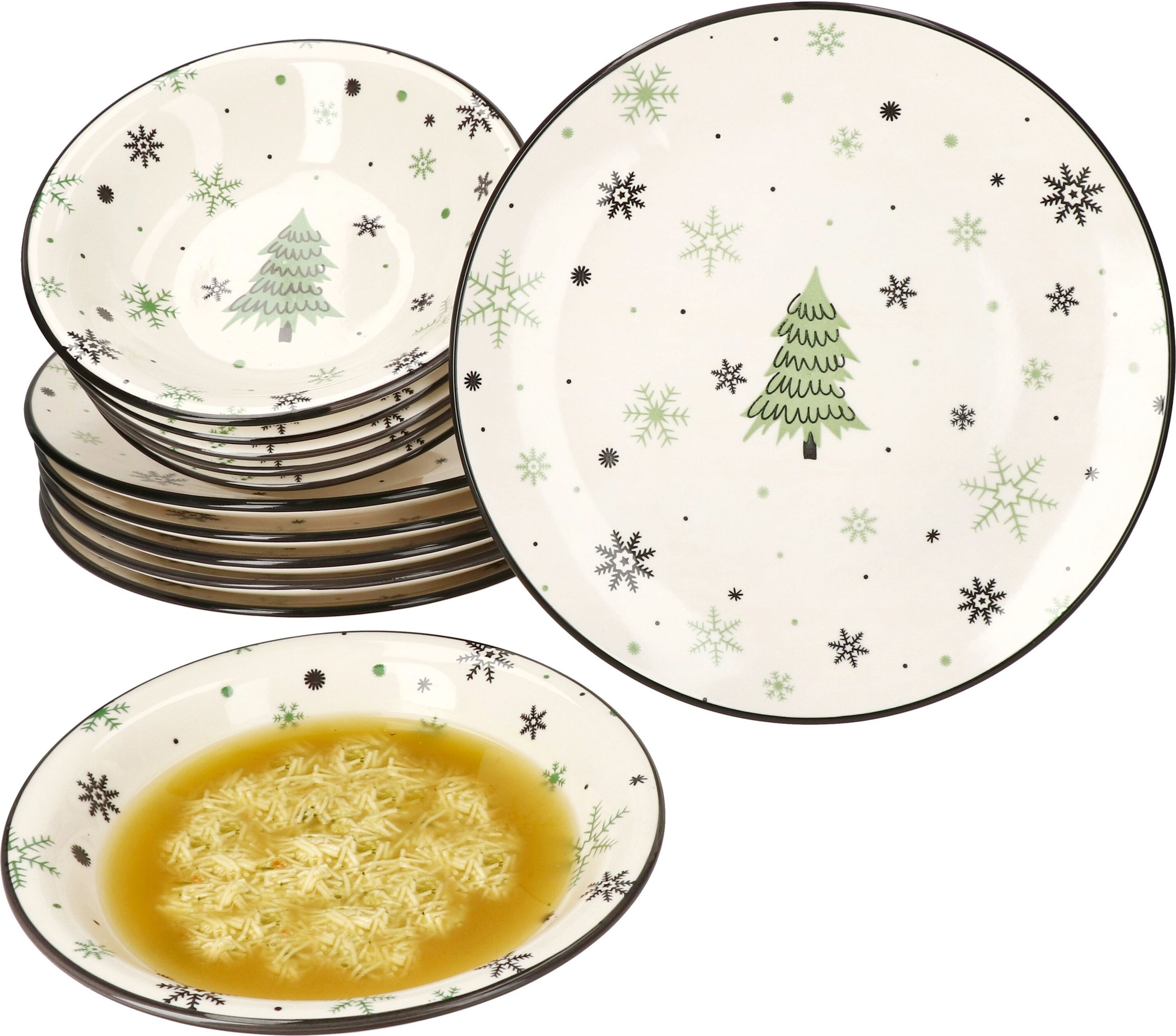 12tlg Tafelservice Weihnachtsbaum 6 Personen | Kaufland.de