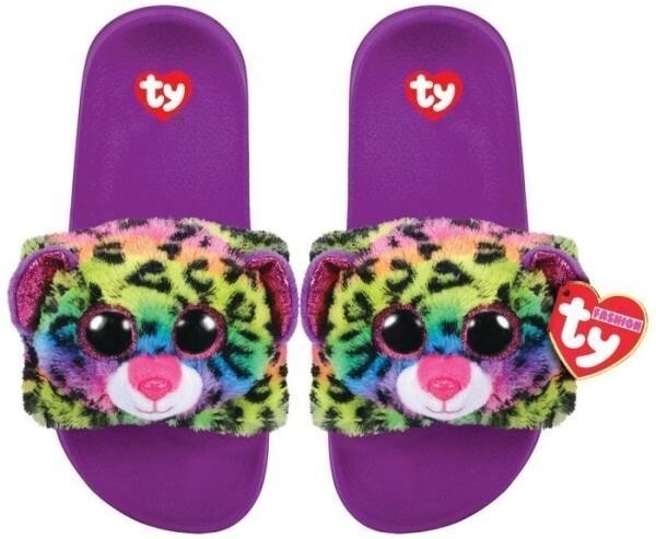 Gear TY Dotty - Barevné leopardí pantofle Látkové loutky