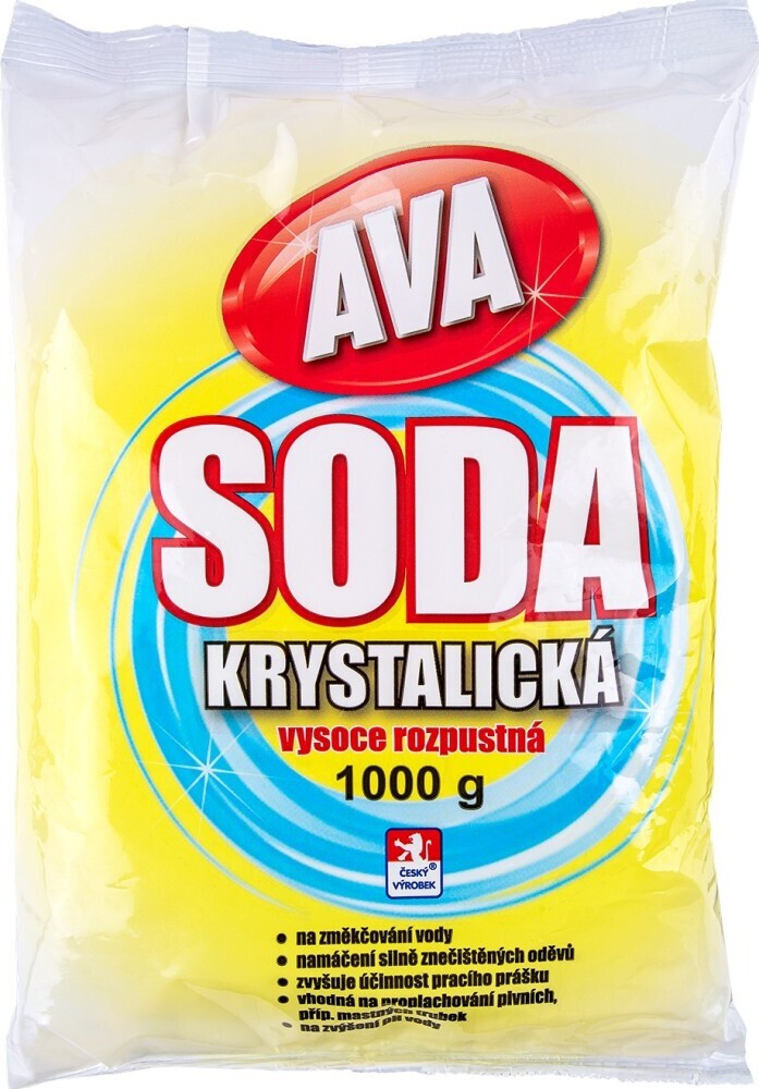 Soda krystaliczna Hlubna 1kg (KS) Rury