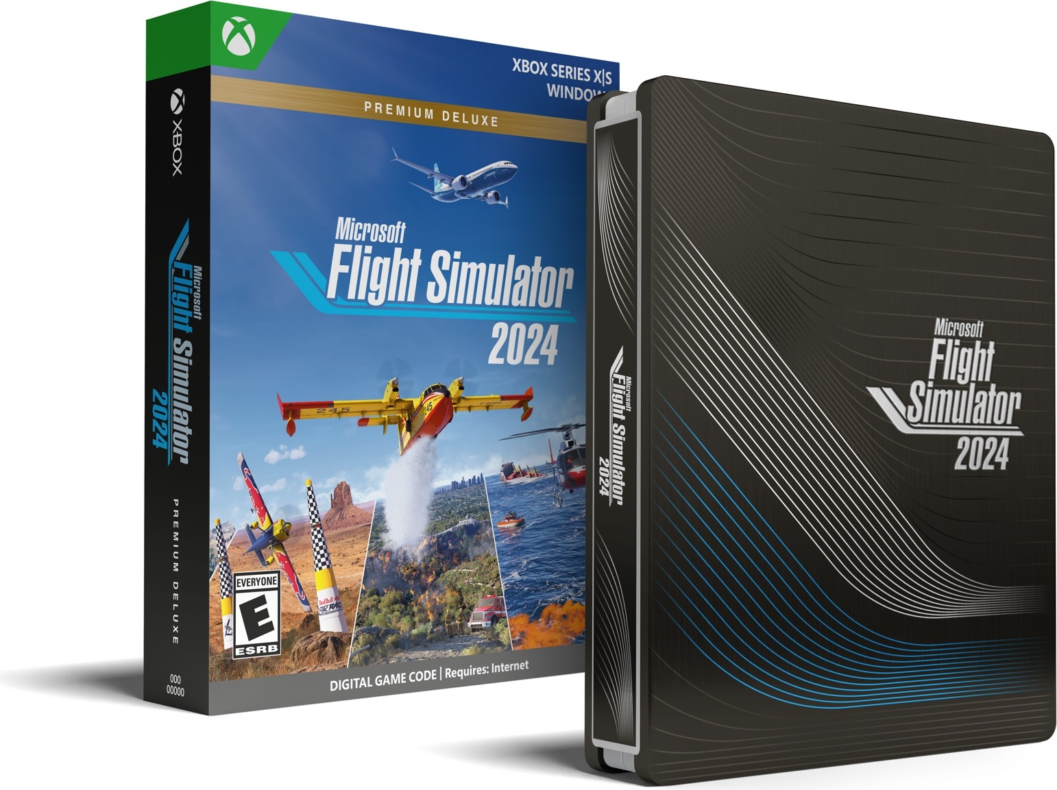 Flight Simulator 2024 Steelbook édition Premium