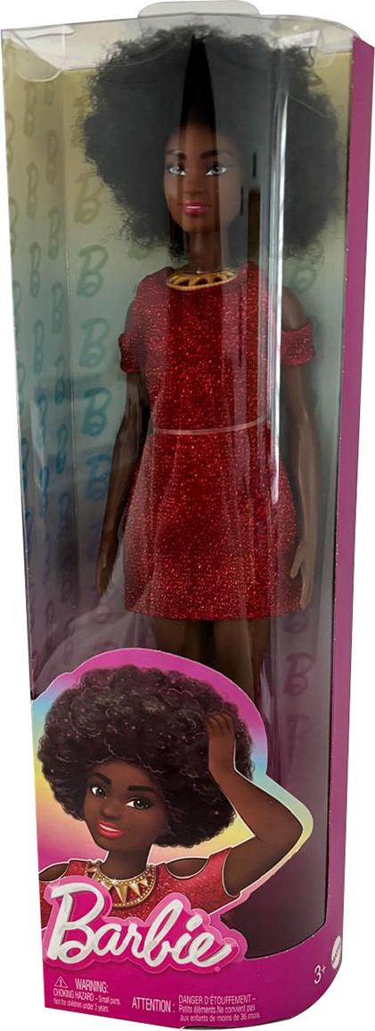 Mattel Barbie Fashionistas Poupée 221 aux cheveux noirs