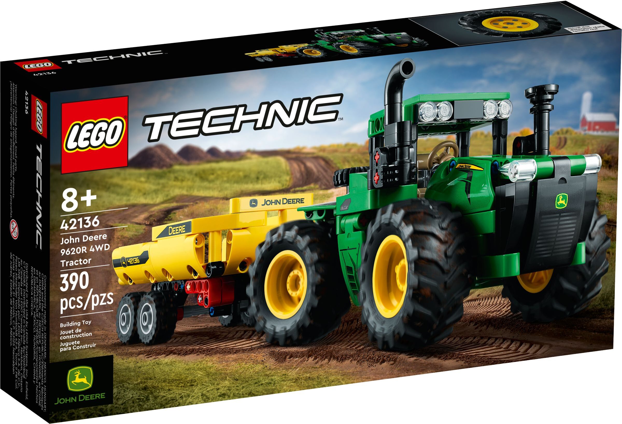 Stavebnica modelu LEGO Technic 42136 John Deere 9620R 4WD