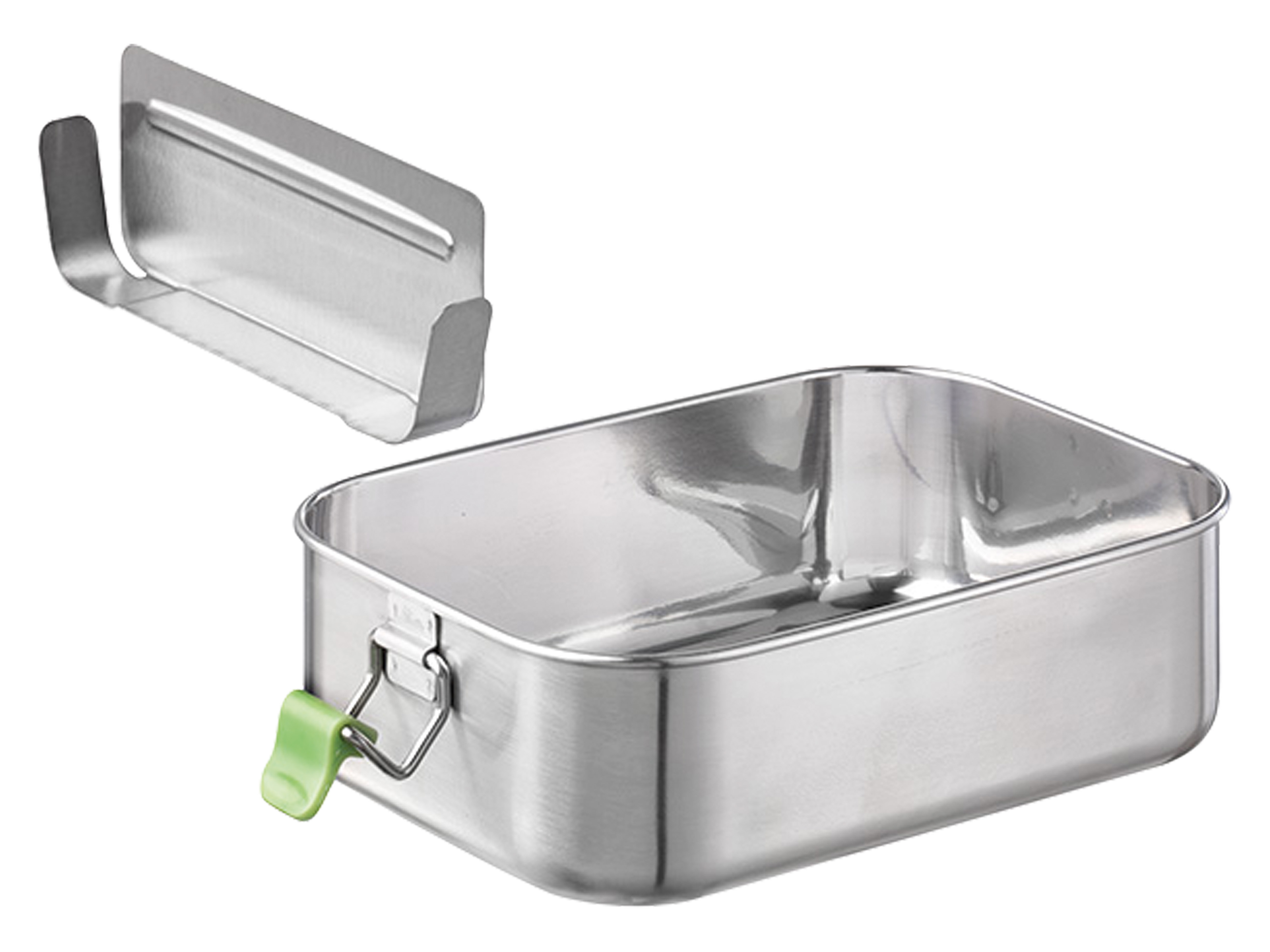 APS 66901 APS box na svačinu "L", z matné nerezové oceli,