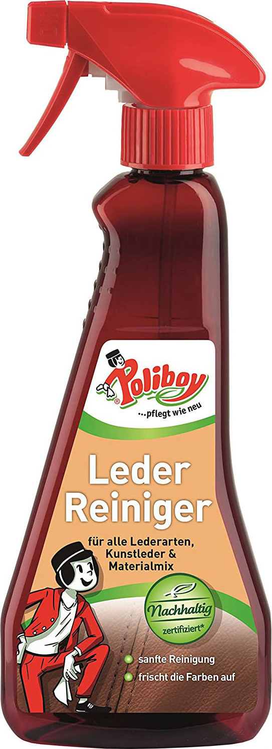 Poliboy 7337501 Poliboy čistič kůže, 375 ml láhev s
