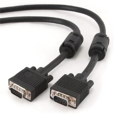 GEMBIRD Gembird CC-PPVGA-10M-B Cavo VGA (D-Sub) nero