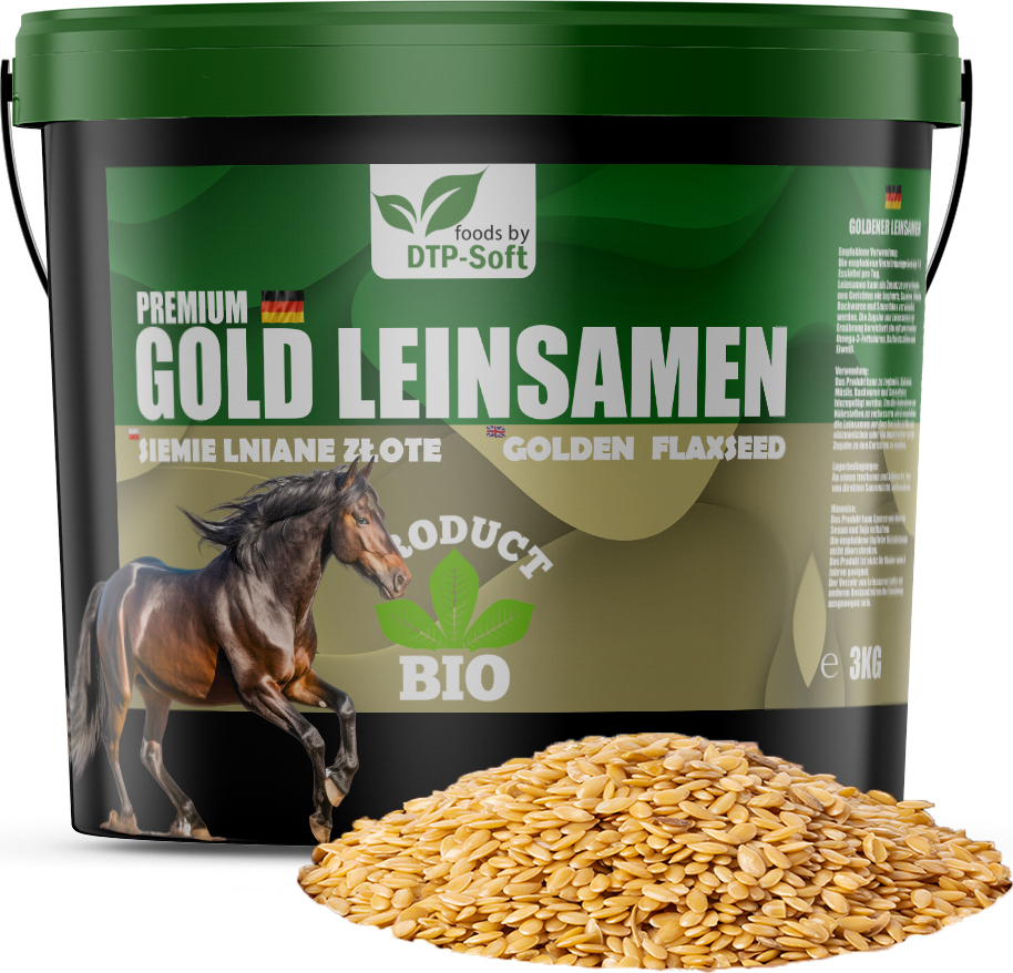 3kg Gold Yellow Premium Linseed Lněné semínko | Kaufland.cz