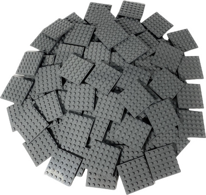Stavebné dosky LEGO® 6x6 Tmavo šedá - 3958 | Kaufland.sk