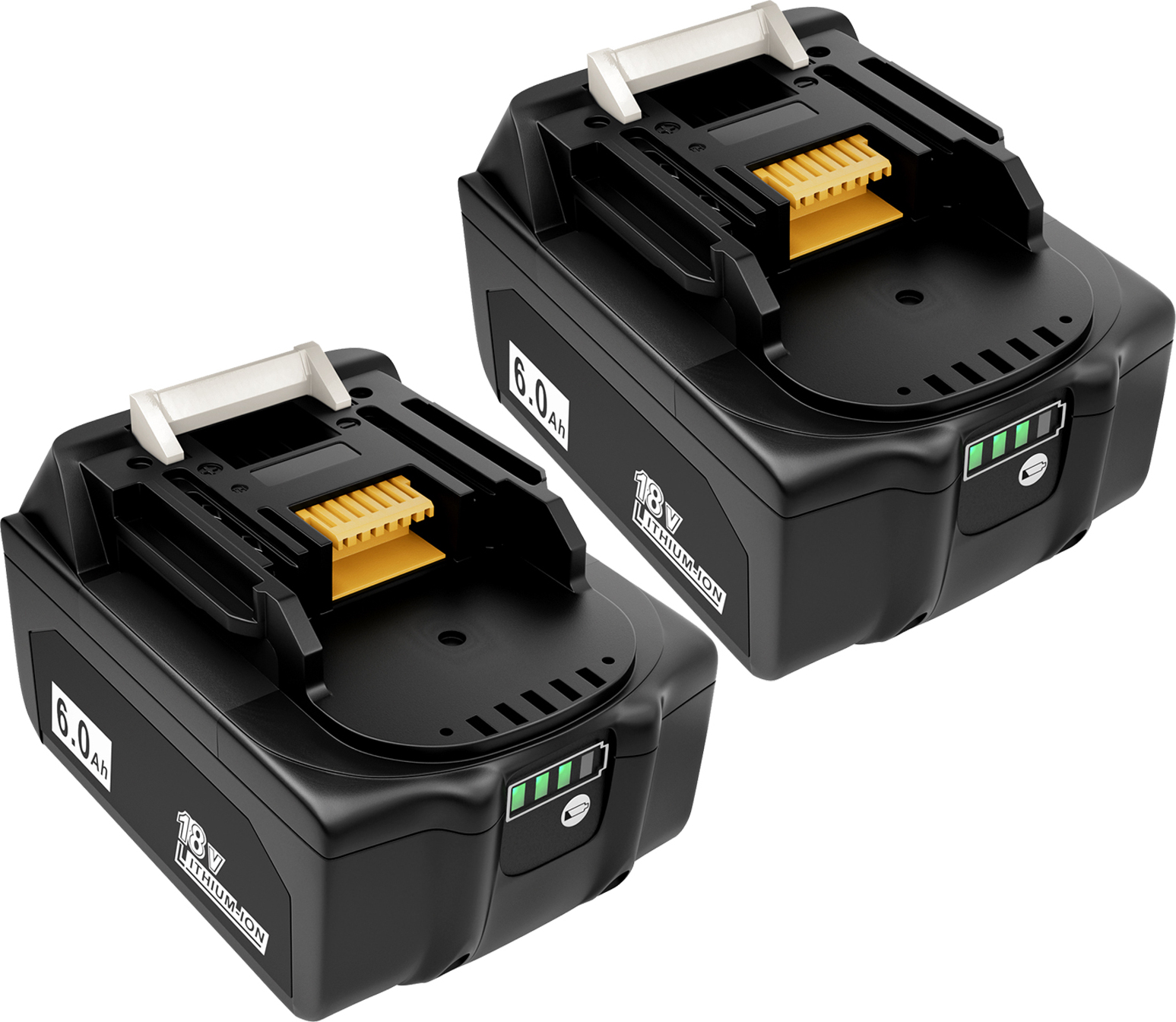 2-Pack 18V 6,0Ah Lithium-Ionen Akku Batterie | Kaufland.de