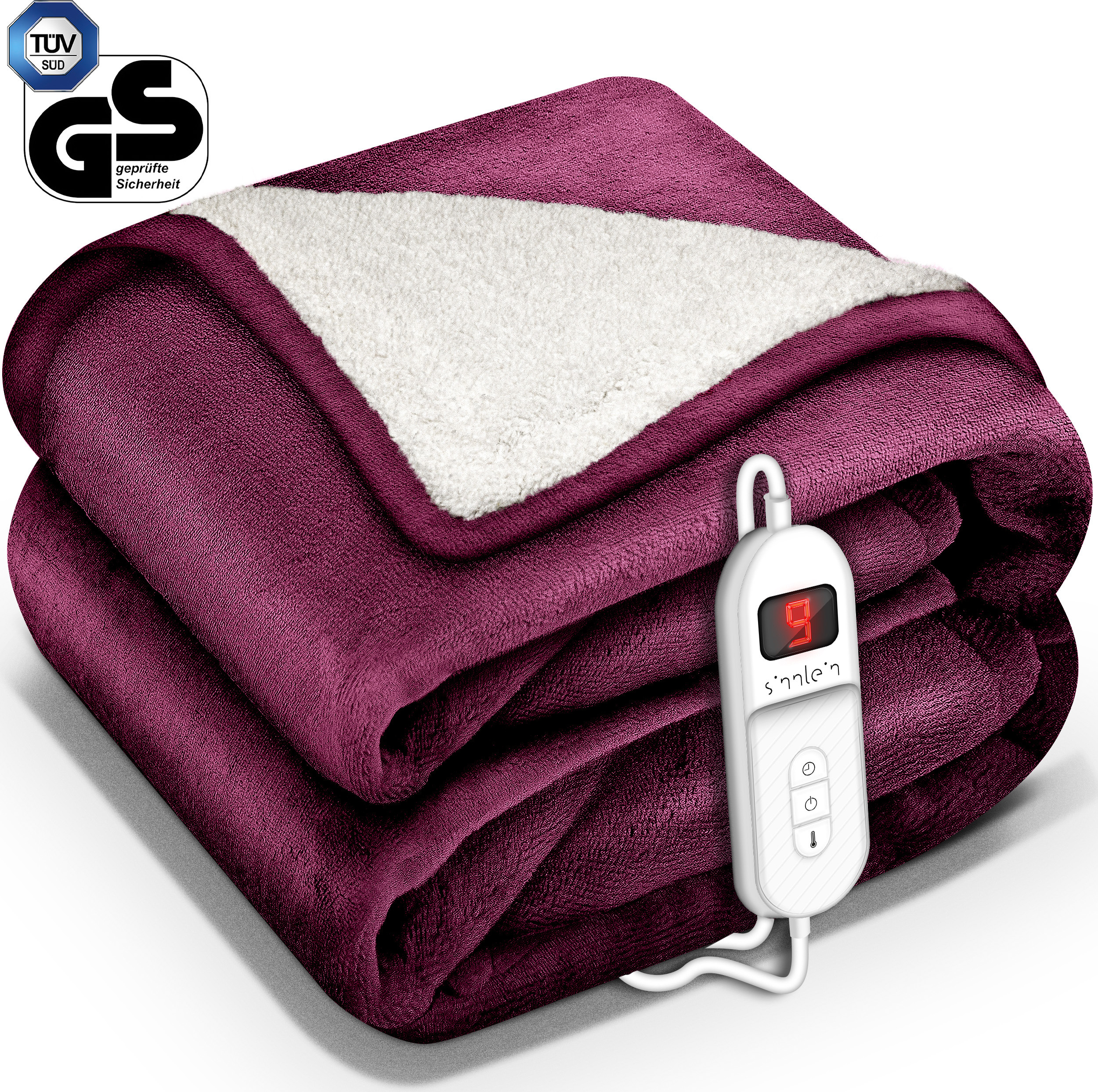 sinnlein® Chauffe-lit Surmatelas Chauffant Couverture