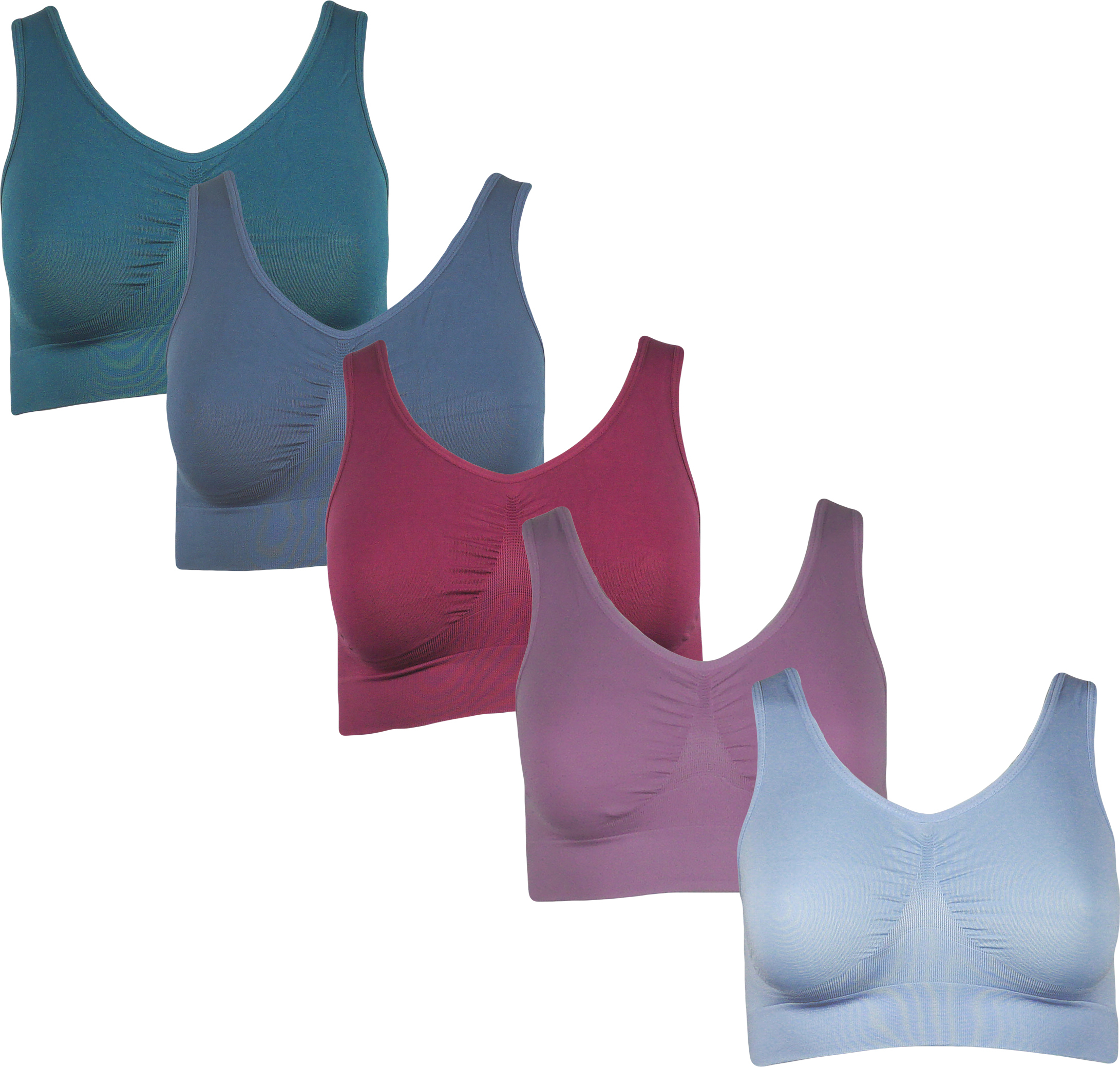 J-Line 5er Damen Komfort Bustier Schlaf BH | Kaufland.de