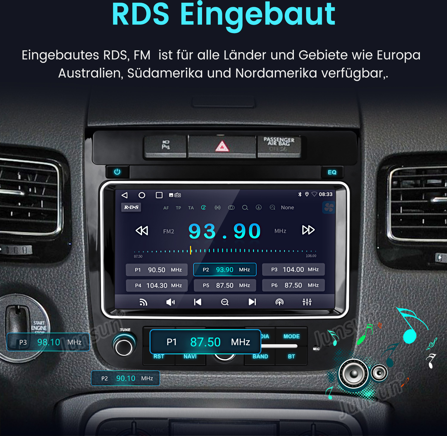 2+32G Android 13 Autoradio Für VW T5 Multivan | Kaufland.de