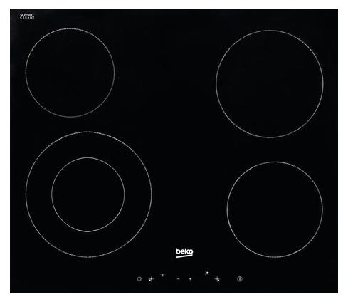 HIC64401 vetro del piano cottura BEKO