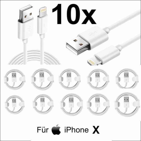 10x iPhone X Lightning auf USB Kabel 1m | Kaufland.de