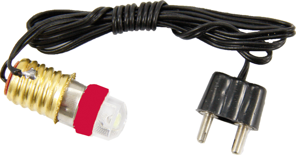 FADEDA LED con cavo + spina rosso, 3,5 V, 0,7 W