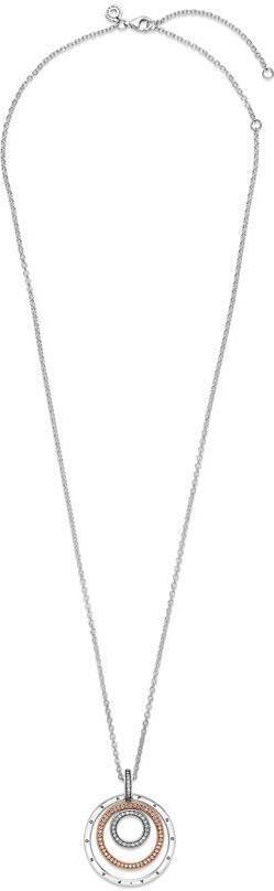 Pandora Bicolor Kreise Anhänger & Halskette 389483C01-60