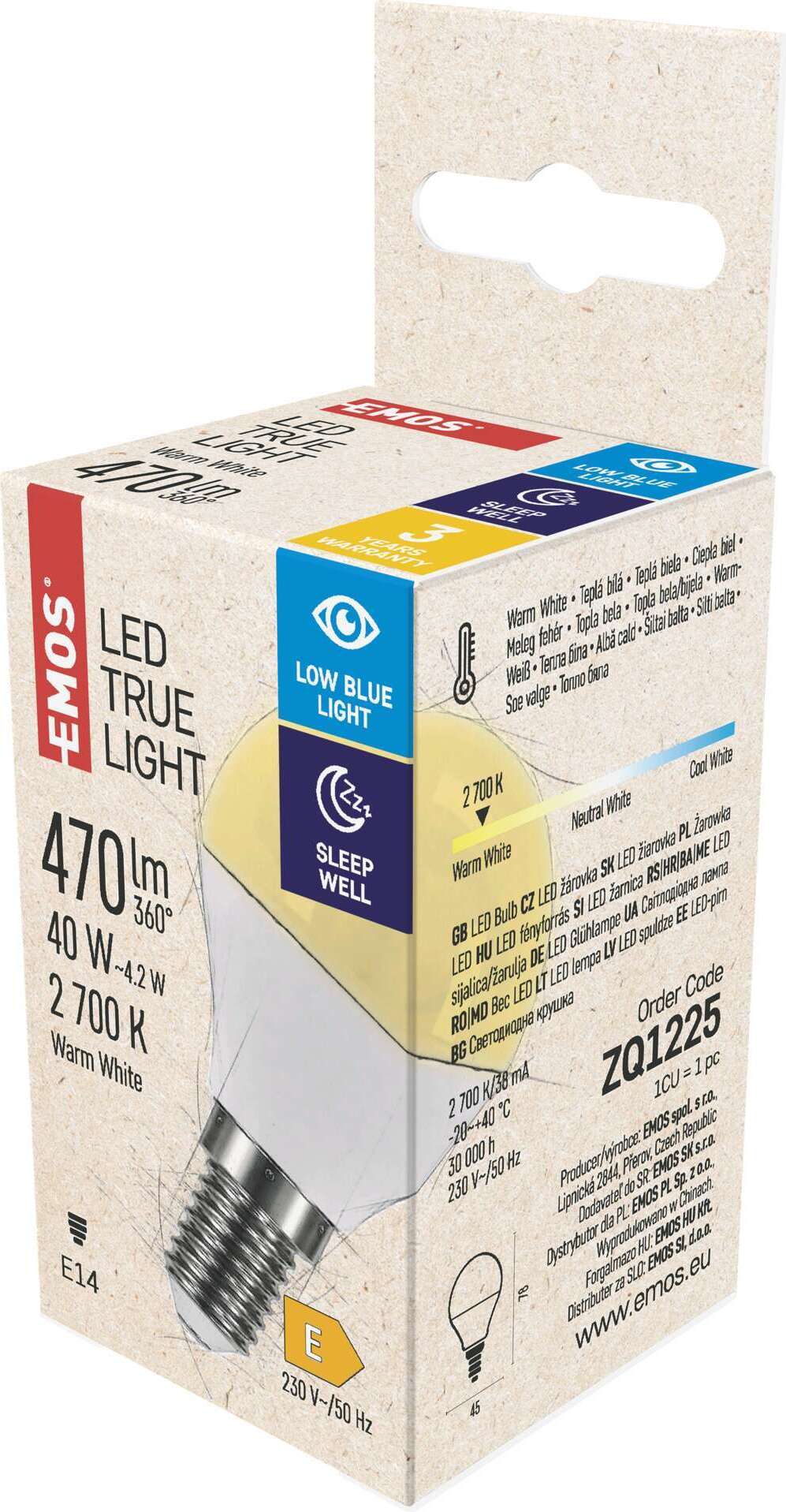 EMOS LED Lampe TRUE LIGHT Mini Globe 4,2W, | Kaufland.de