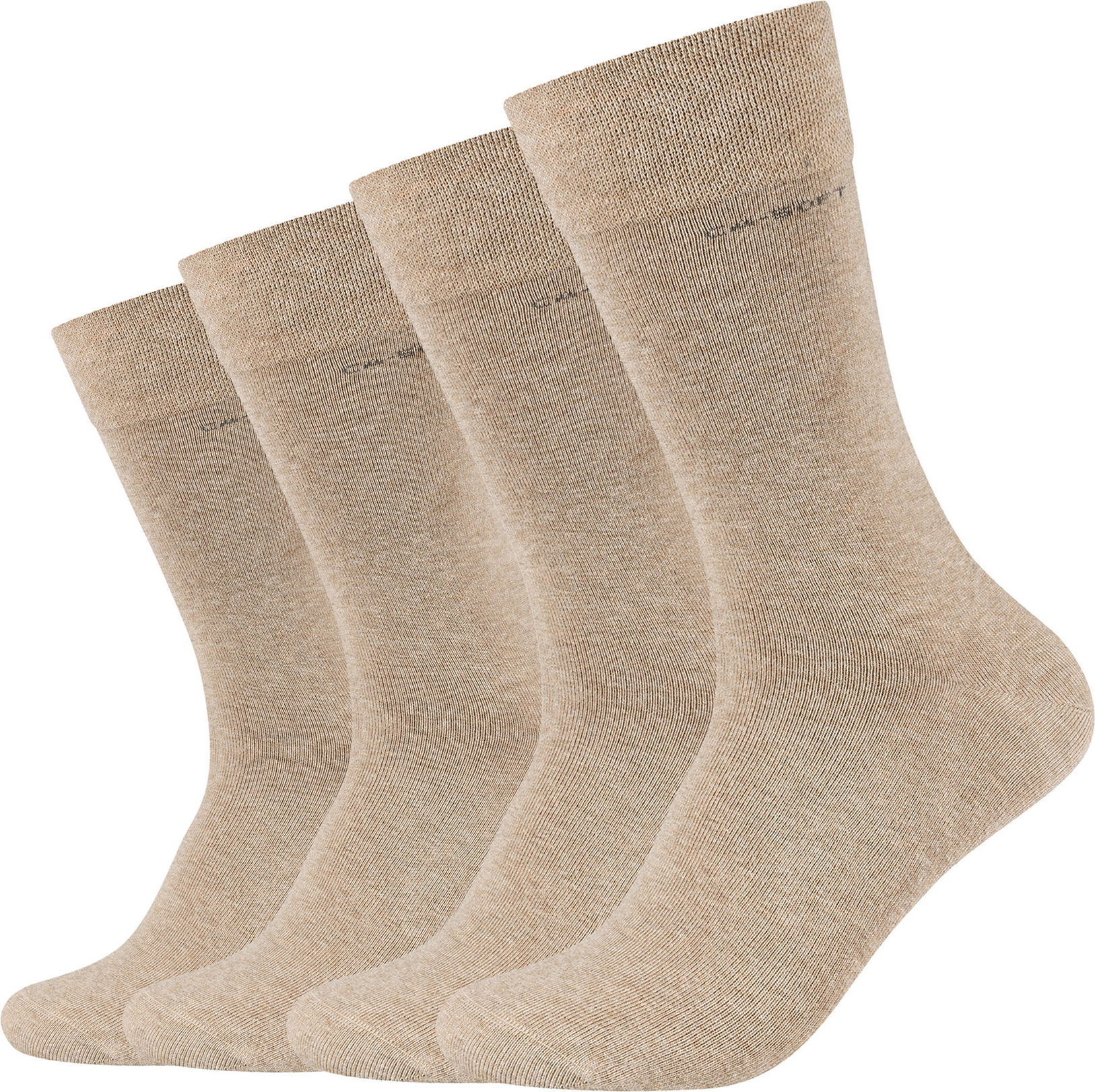 Camano Socken 4er Pack ca-soft mit innovativem Piquée-Bund