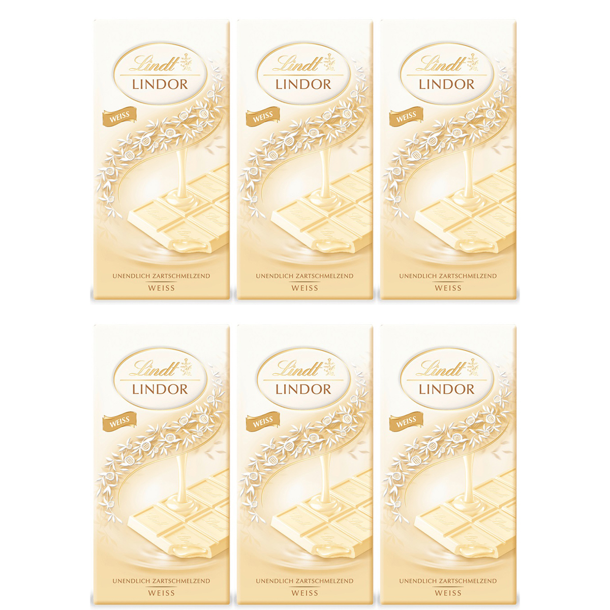 Baton Lindt Lindor White z rozpływającym się w ustach