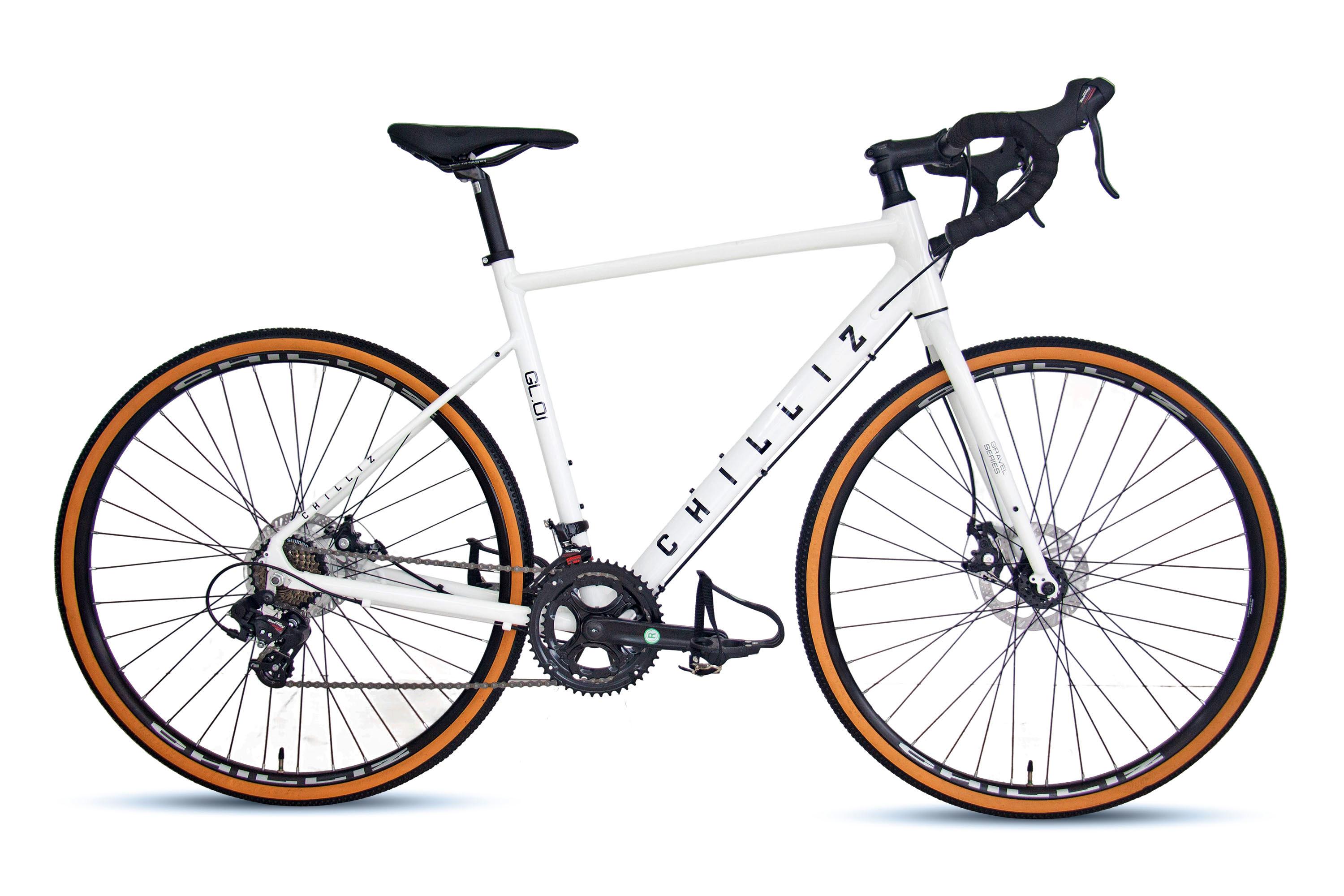 CHILLIZ Gravelbike 28 Zoll GL.01 weiß-glänzend Rahmenhöhe