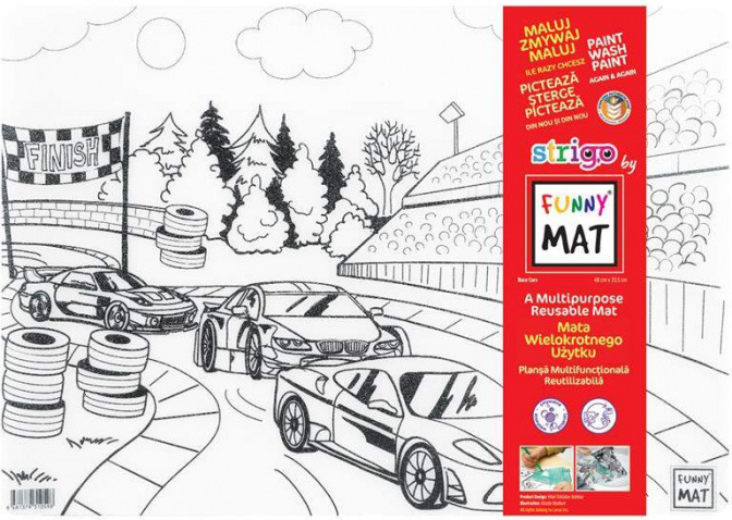 Transparent Strigo Funny Mat Racing 48x33,5 | Kaufland.de