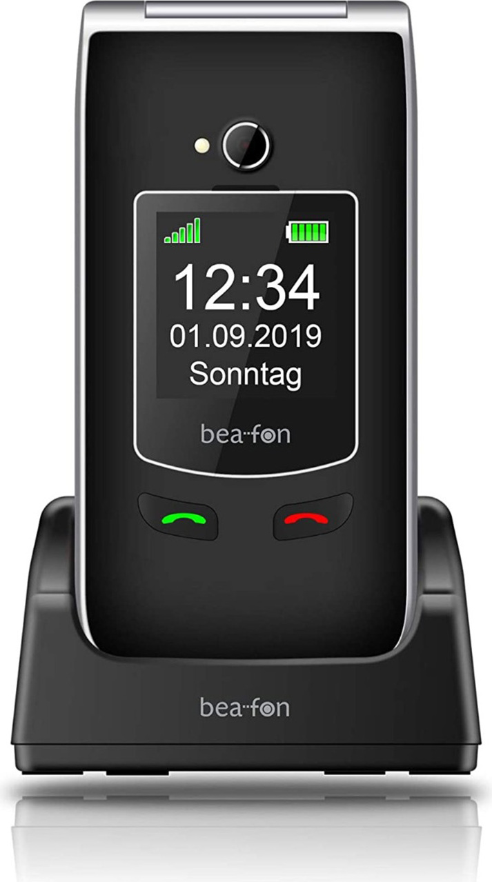 Bea-Fon SL595 plus schwarz-silber Handys