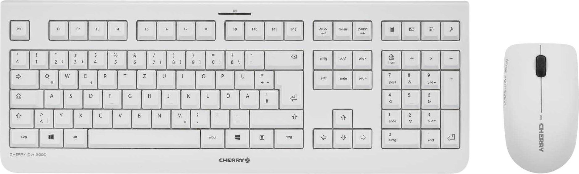 CHERRY TAS Desktop Set DW 3000 Wireless DE-Layout