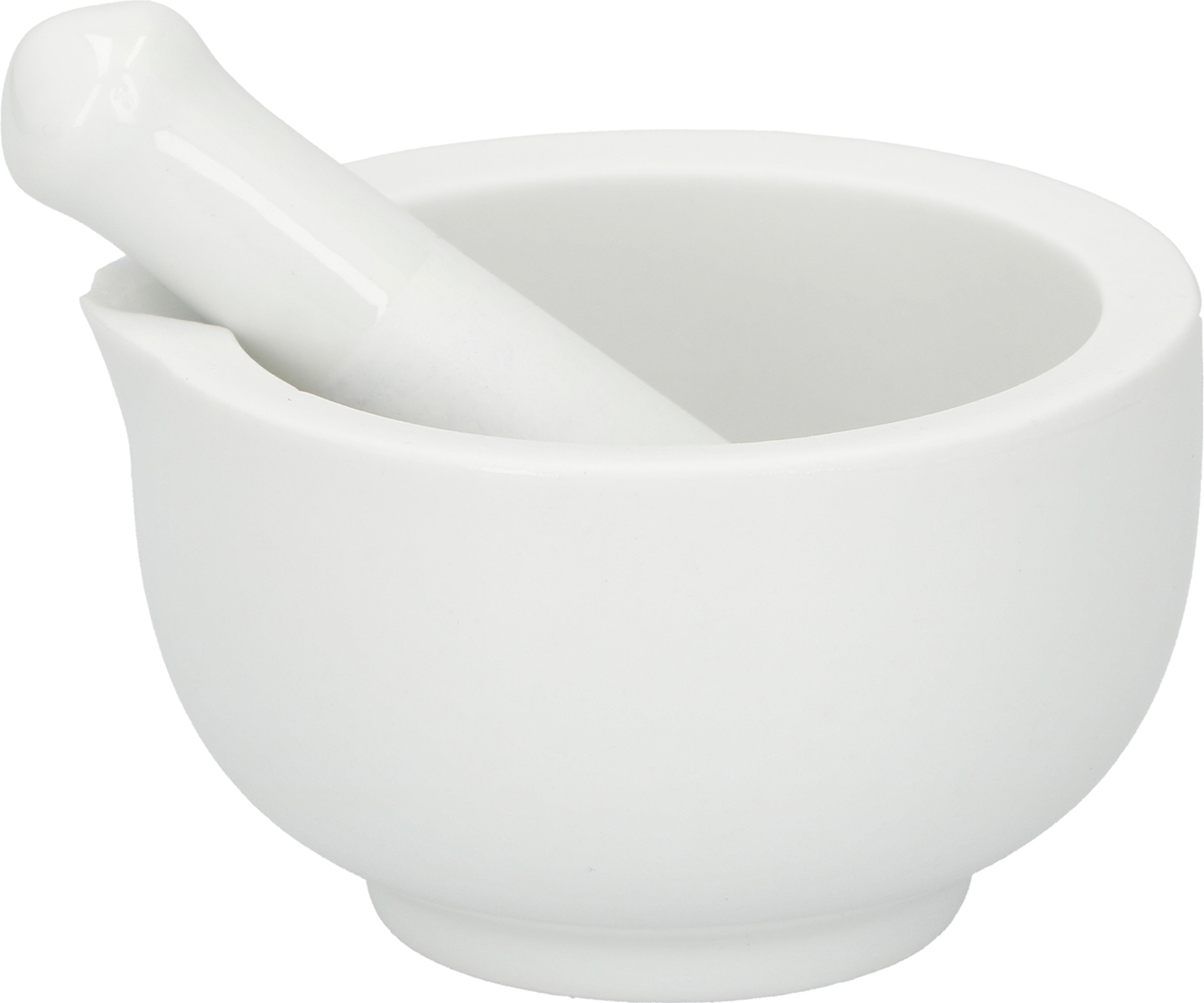 Mörser mit Stößel, weiß Mörser ALPINA mit Stößel Mörser