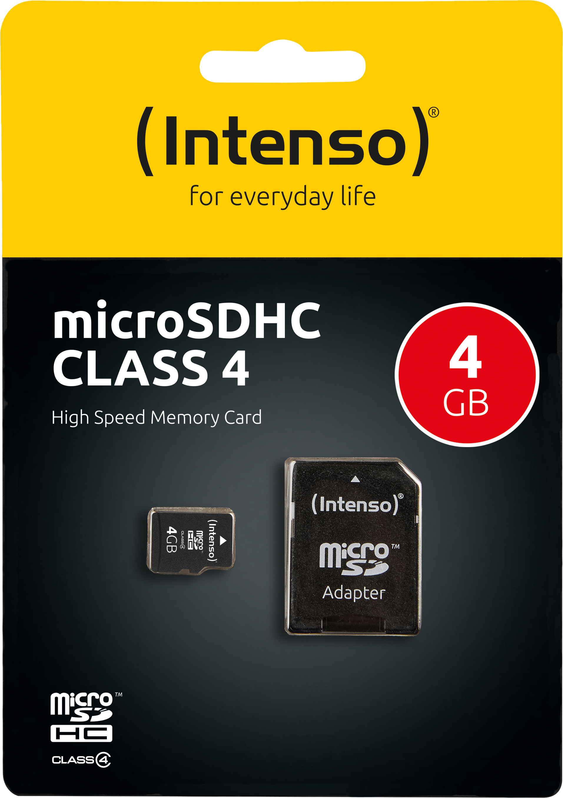 Intenso MICRO Secure Digital Card Micro SD Class 4 4 GB