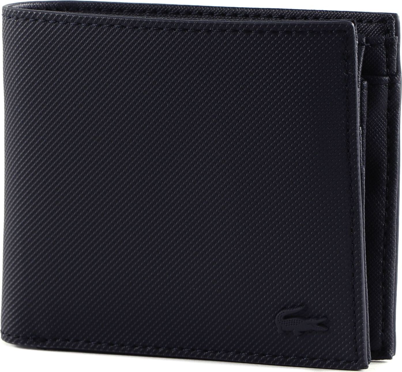 LACOSTE Men's Classic Billfold Coin Wallet Marine
