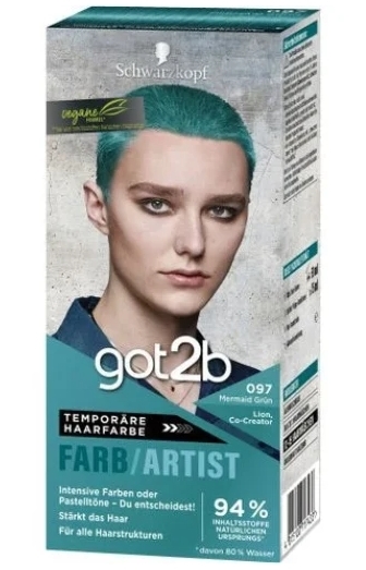 Got2b Hair Dye Green 0971 - Product From Germany