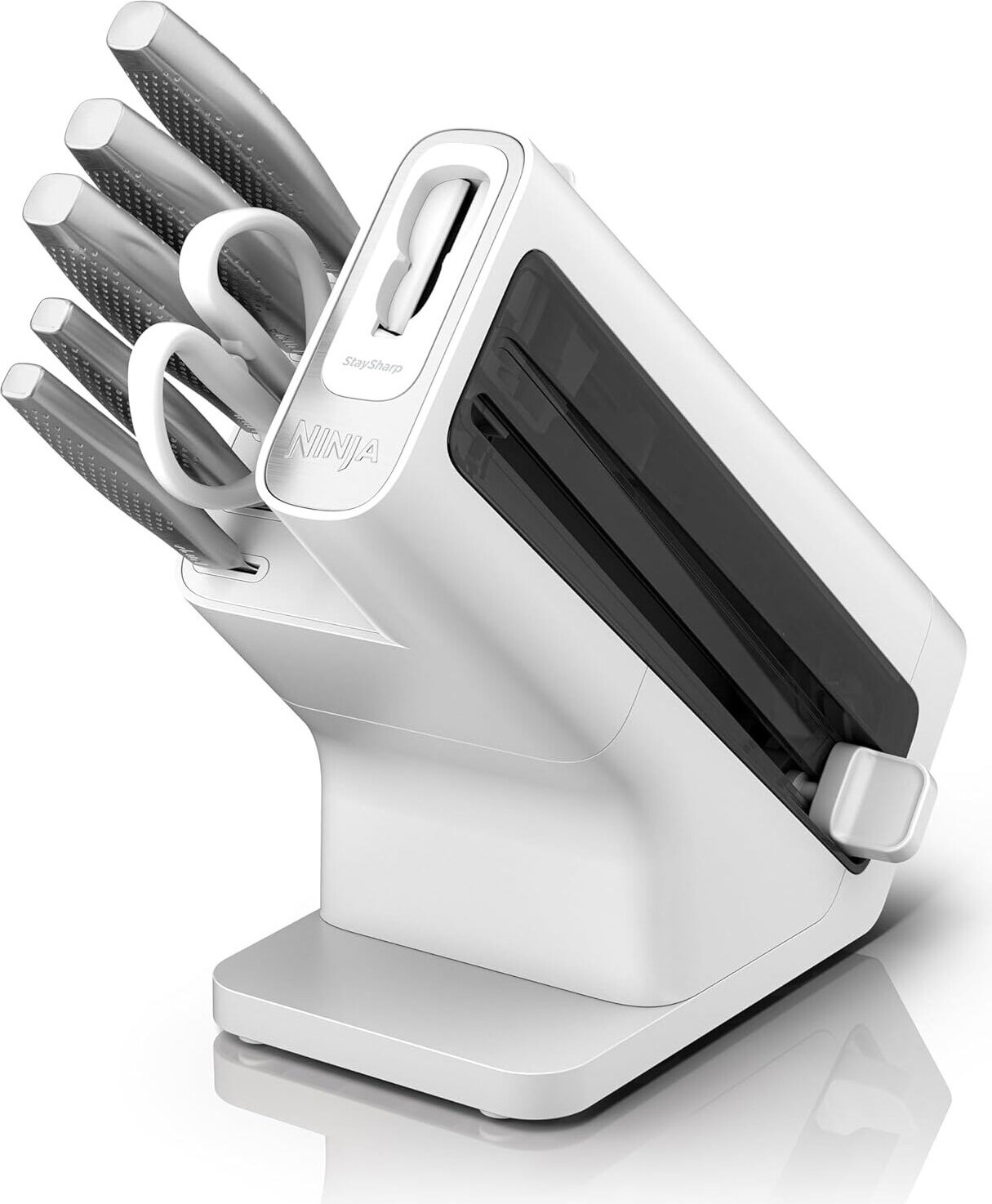 Ninja StaySharp Messerblock, integr. Schleifer, Edelstahl,