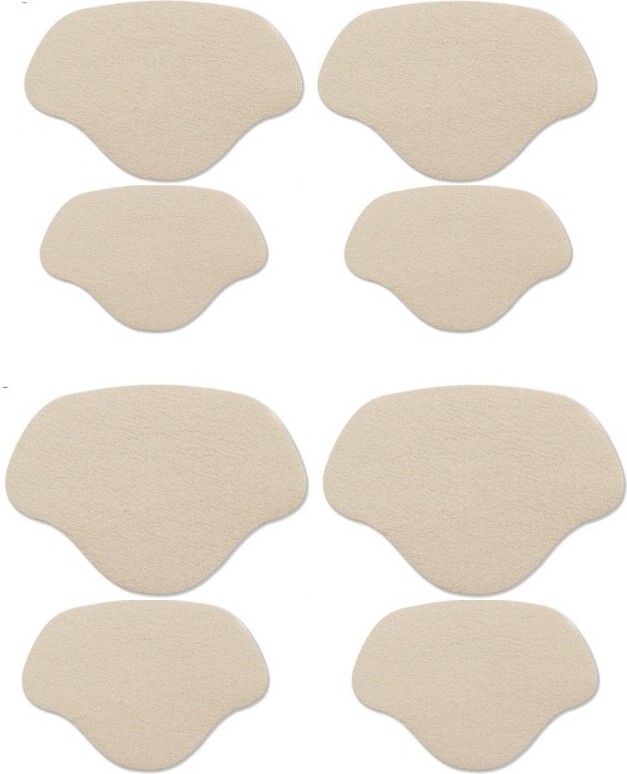 INF Protective/repair heel patches for shoe repair 2 sizes