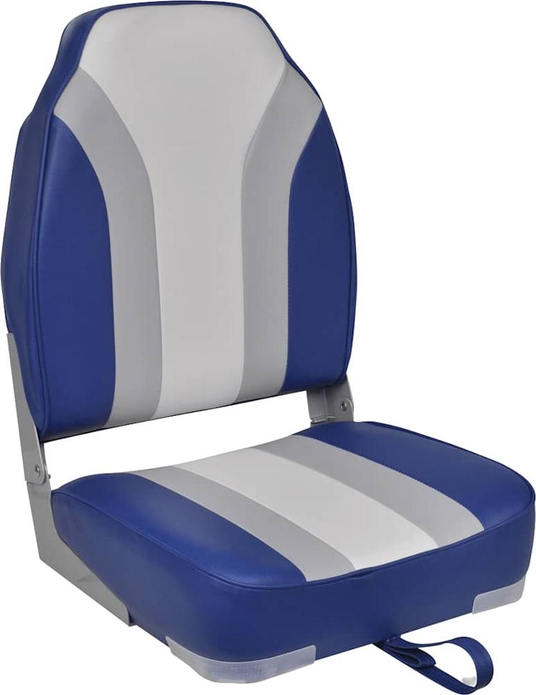 vidaXL Klappbare Bootssitze 2 Stk. mit hoher Rückenlehne