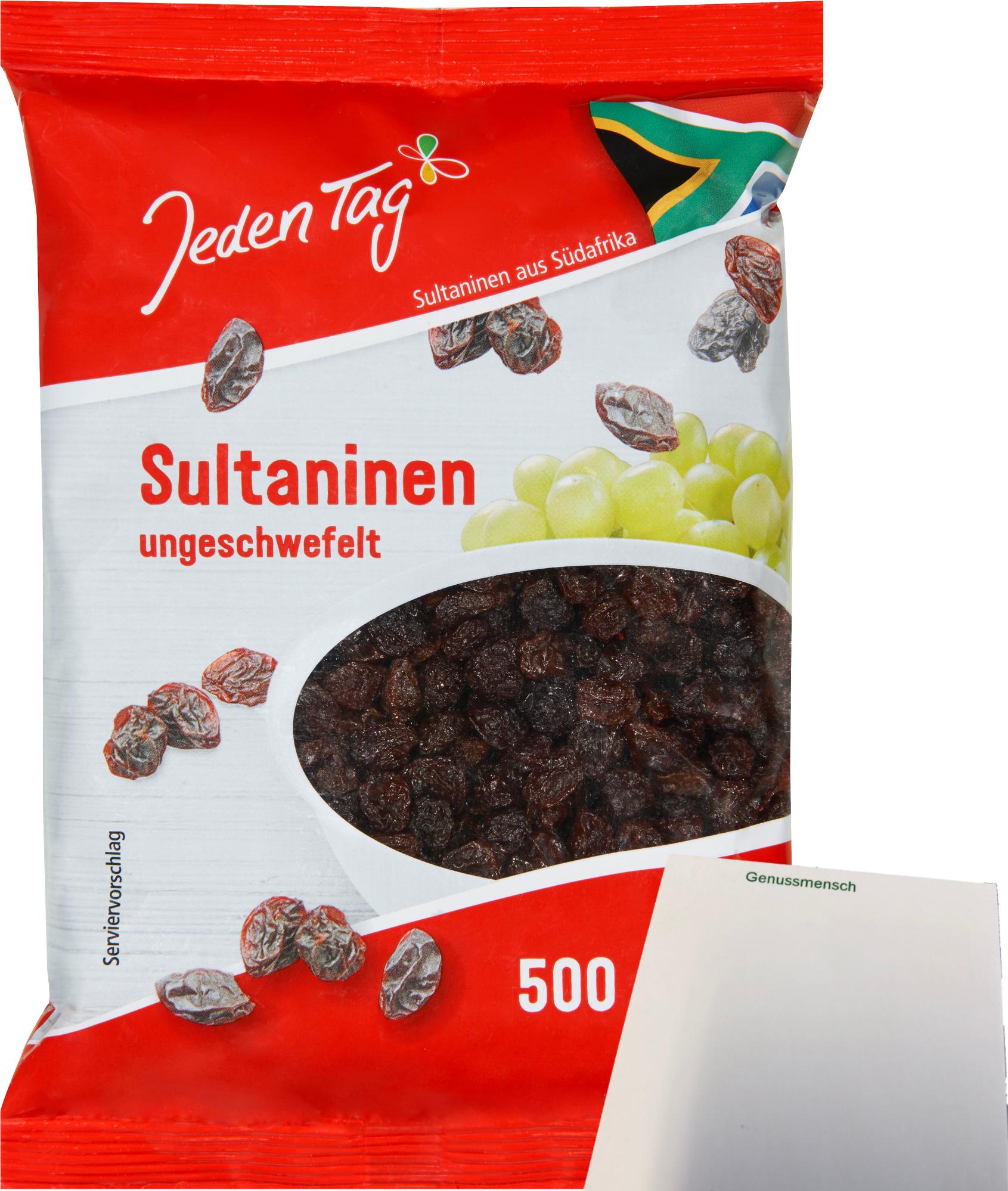 Jeden Tag Sultaninen (500g Packung) + usy Block Müslis