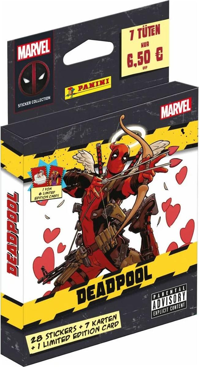 Zestaw Naklejek i Kart Do Kolekcji Deadpool *Wersja