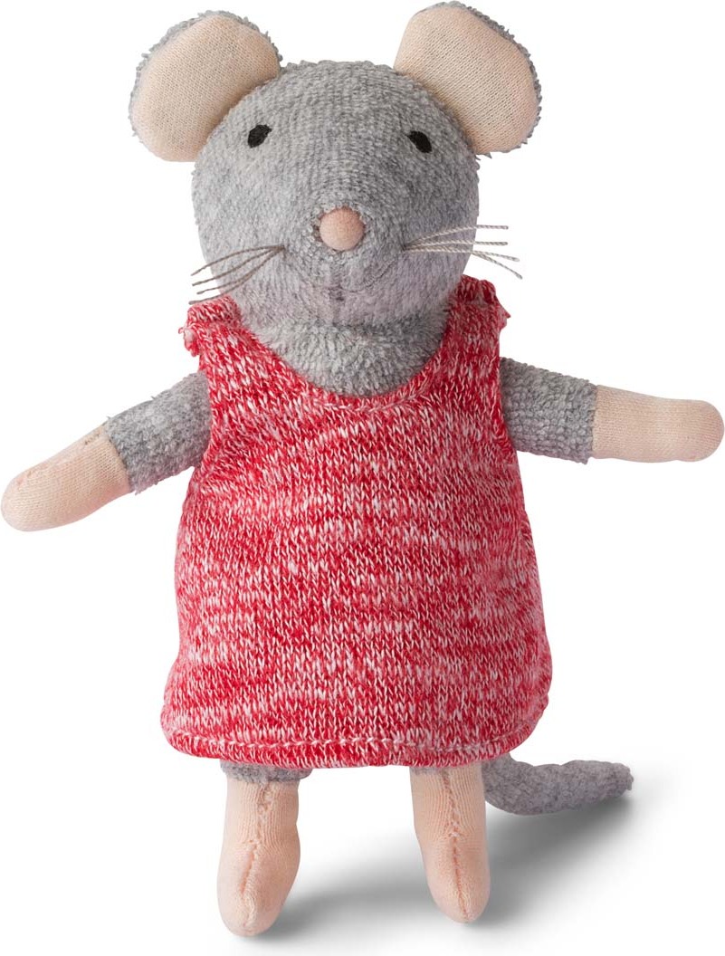 Sam & Julia Souris en peluche : Julia 12 cm Coton