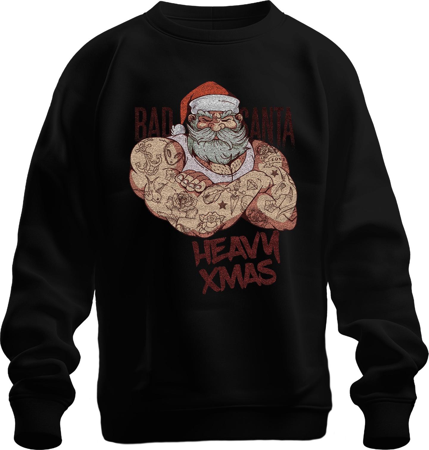 Heavy XMas Fitness Father Christmas Gym Santa - świąteczny
