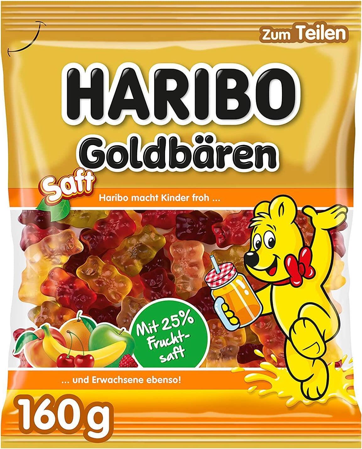 Haribo Saft Goldbären extra weiche Fruchtgummi mit
