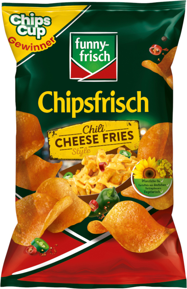 funny frisch Chips fraîches Chili Cheese Fries Style,