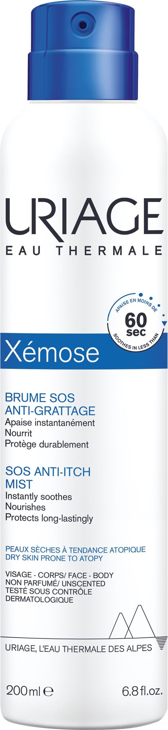 Uriage Xémose SOS Anti-Itch Mist spray lotion cicatrisante