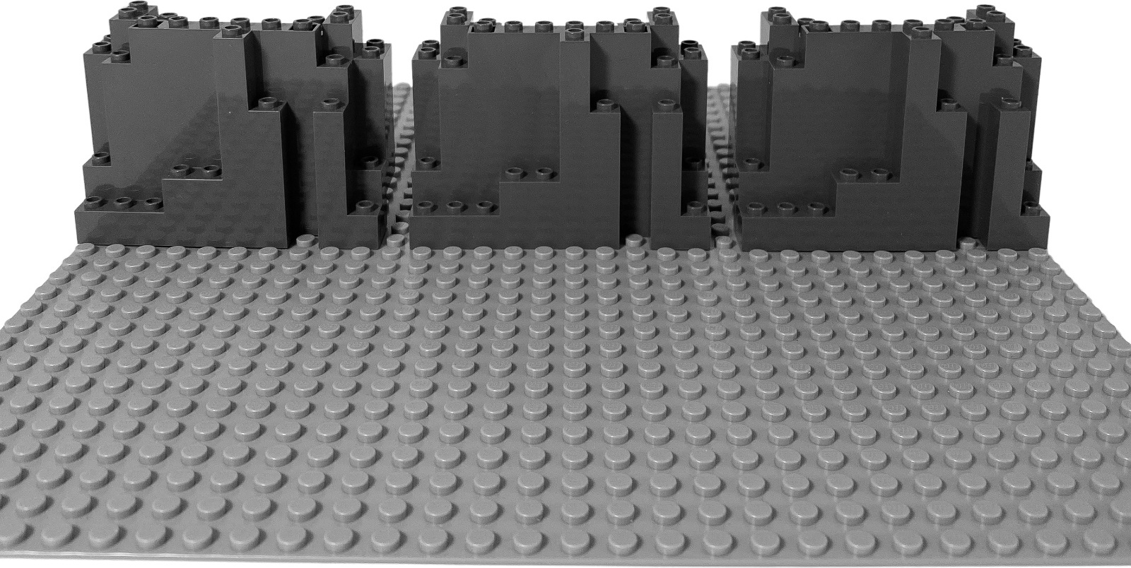 LEGO® 4x10x6 Skalná doska Hora Tmavosivá - | Kaufland.sk