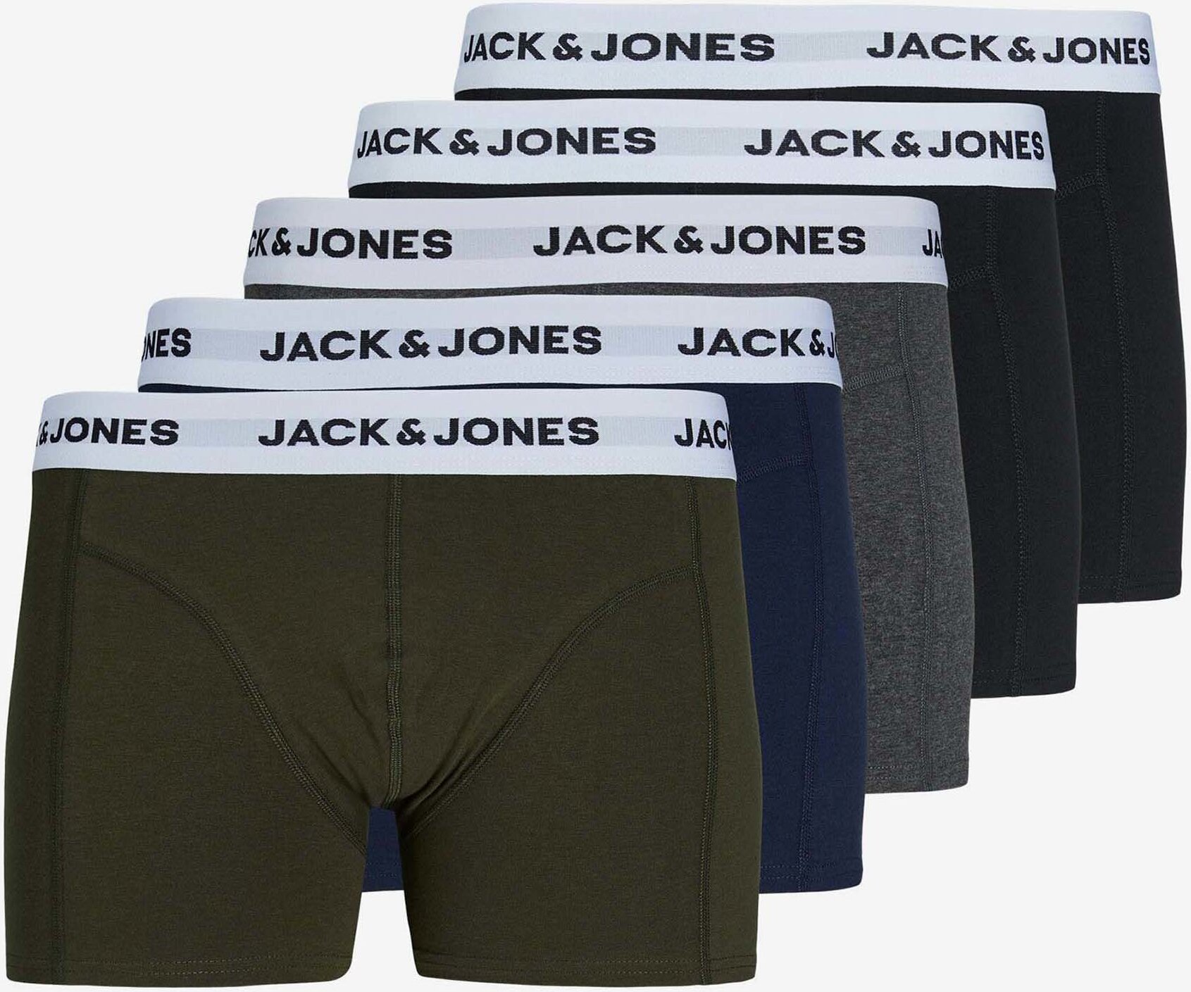 Balíček 5 boxerov logom JACBASIC | Boxerky | Kaufland.sk