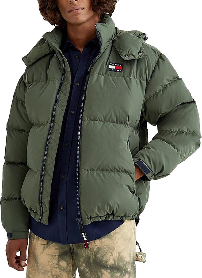 Tommy Jeans Alaska Puffer Jacket Vert - Grand XXL