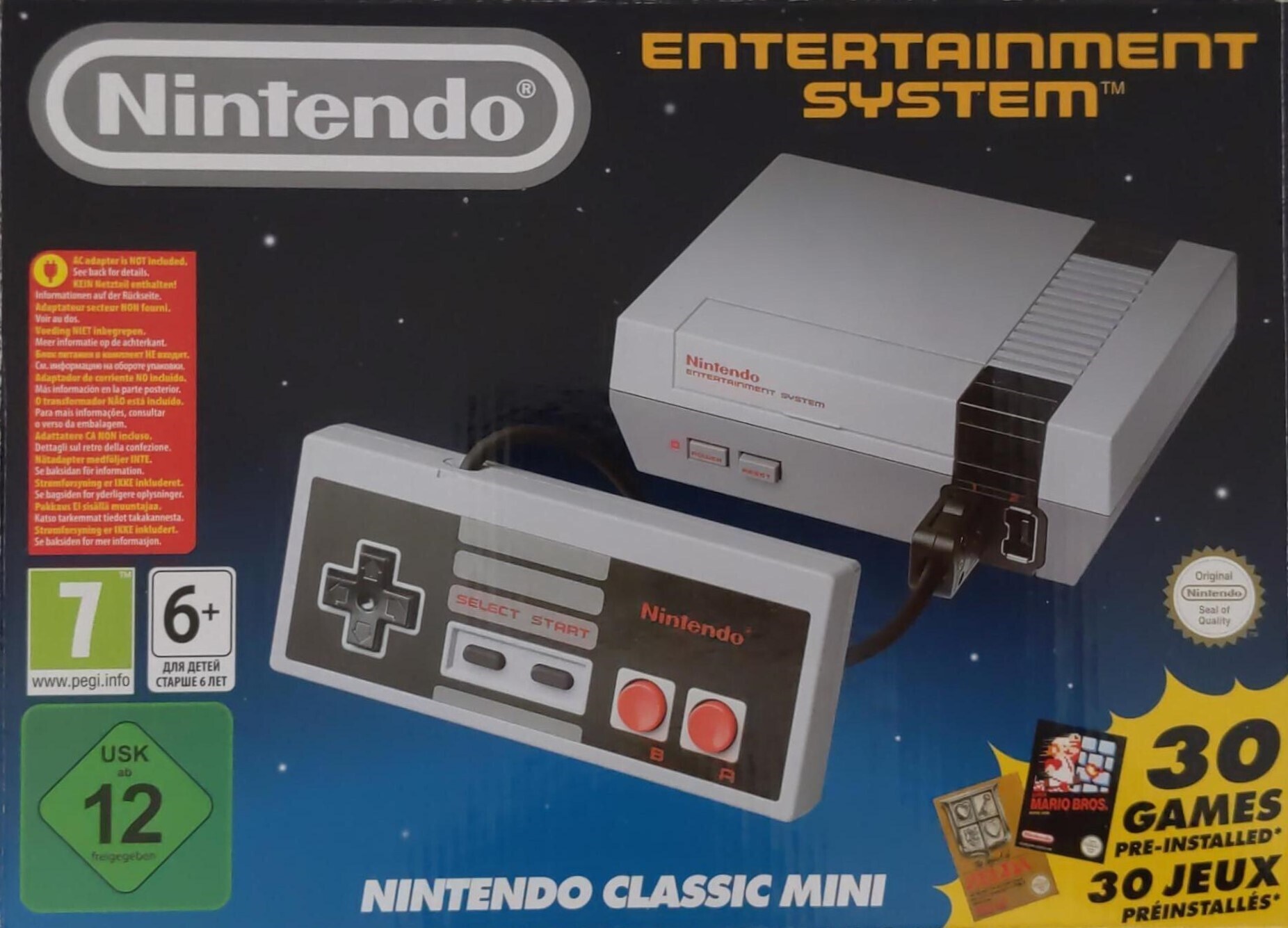 Nintendo Classic Mini NES-Mini Mini 30 giochi OVP Classic