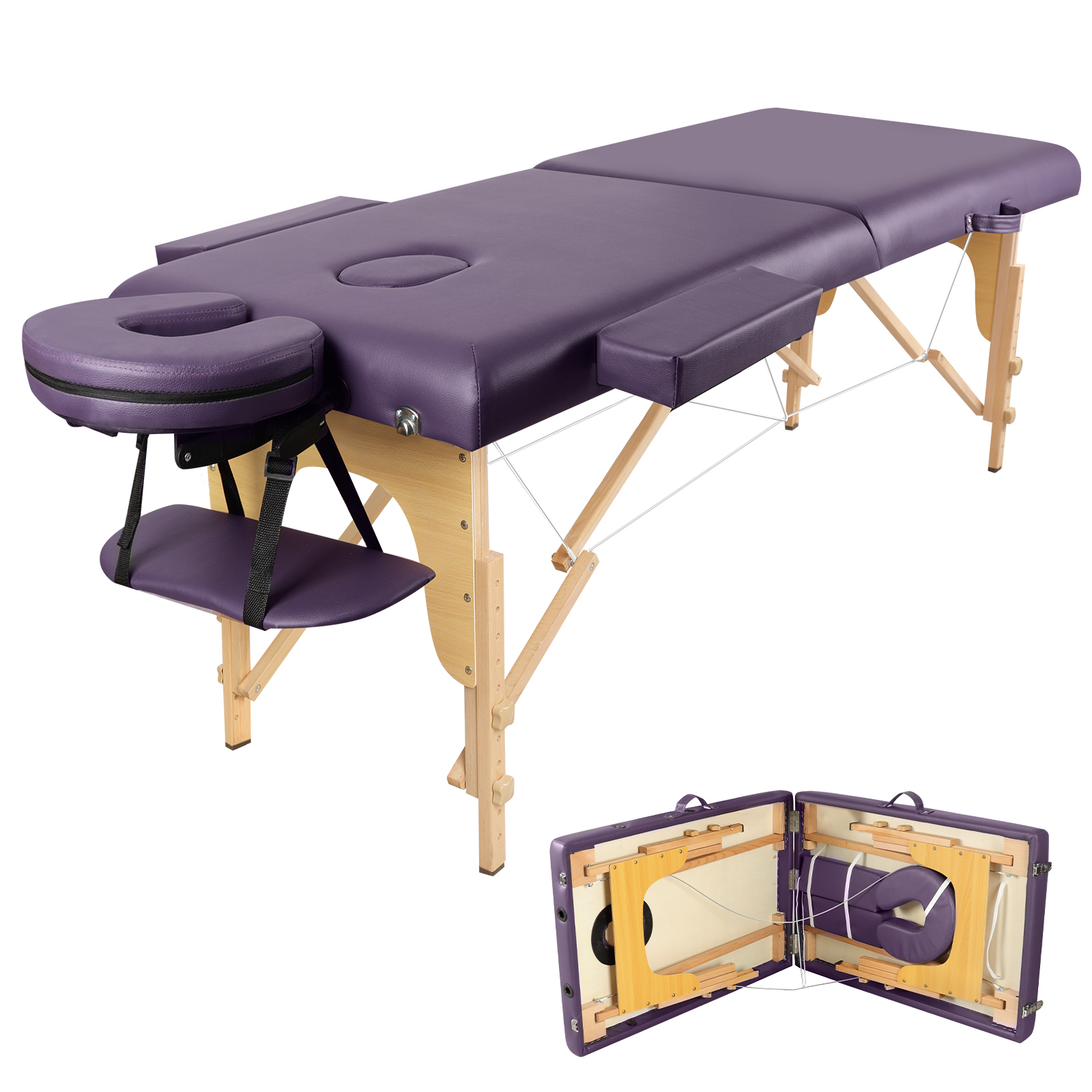 Treeboy®Massage Table Masážne lôžko Spabett 73 palcov dlhé
