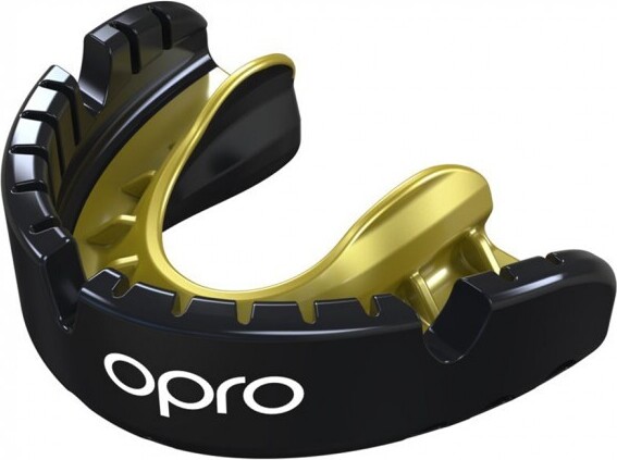 Opro Gold Ultra Fit Braces Mundschutz - Schwarz / Gold