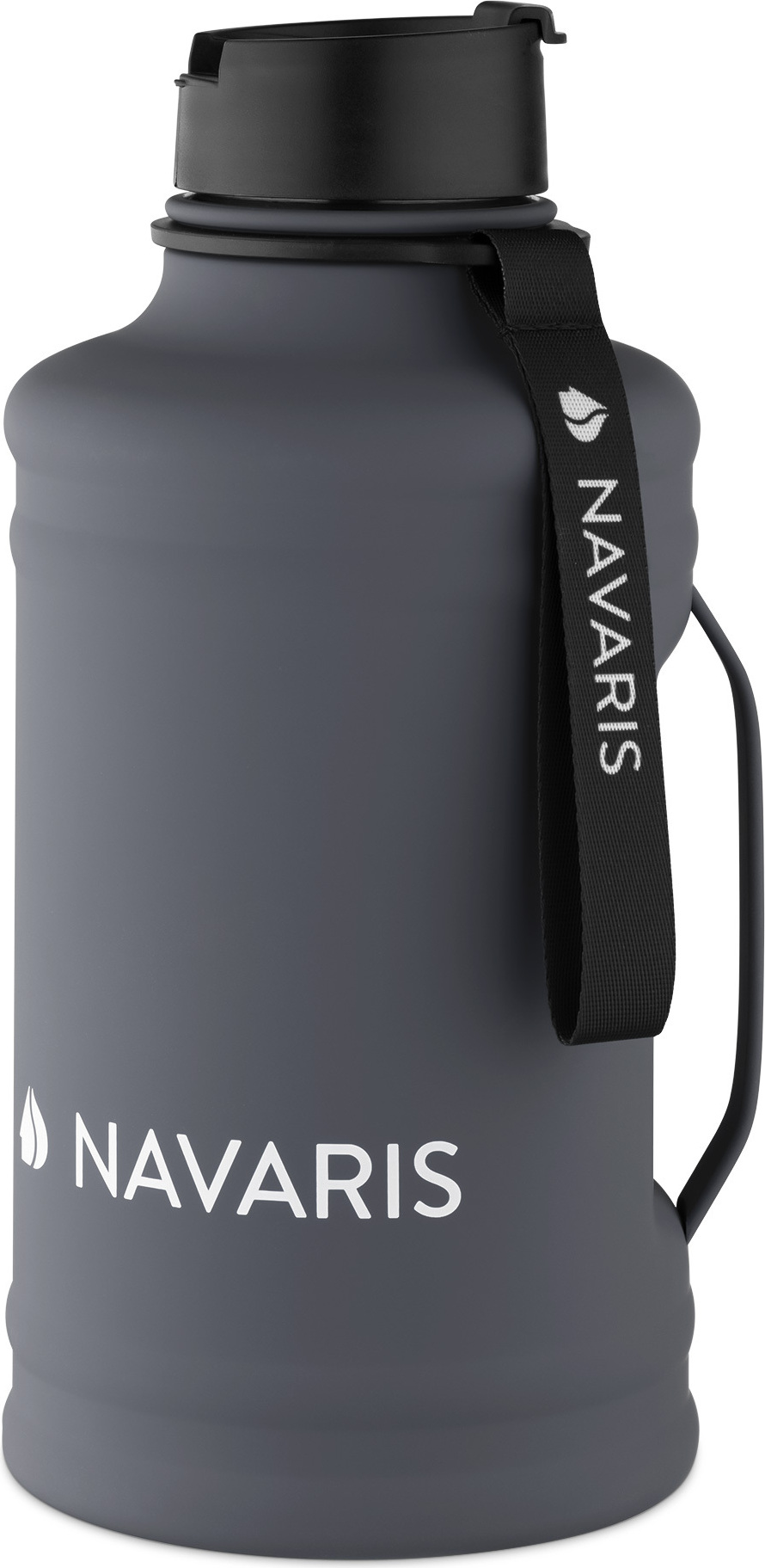 Navaris 2,2 Liter Fitness Trinkflasche - mit Haltegriff